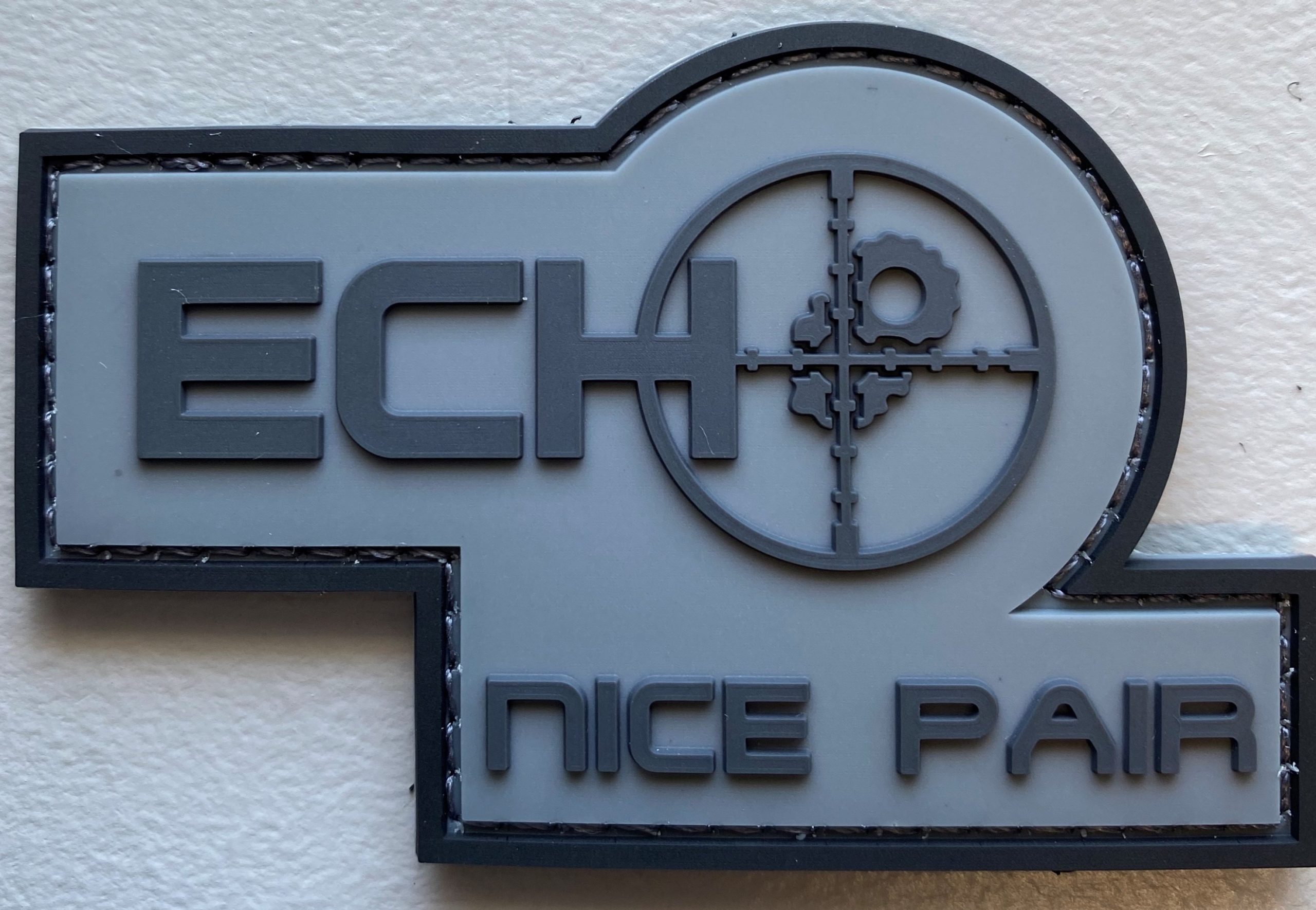 Fostech Echo Nice Pair PVC Patch - Grey – FosTecH, Inc.