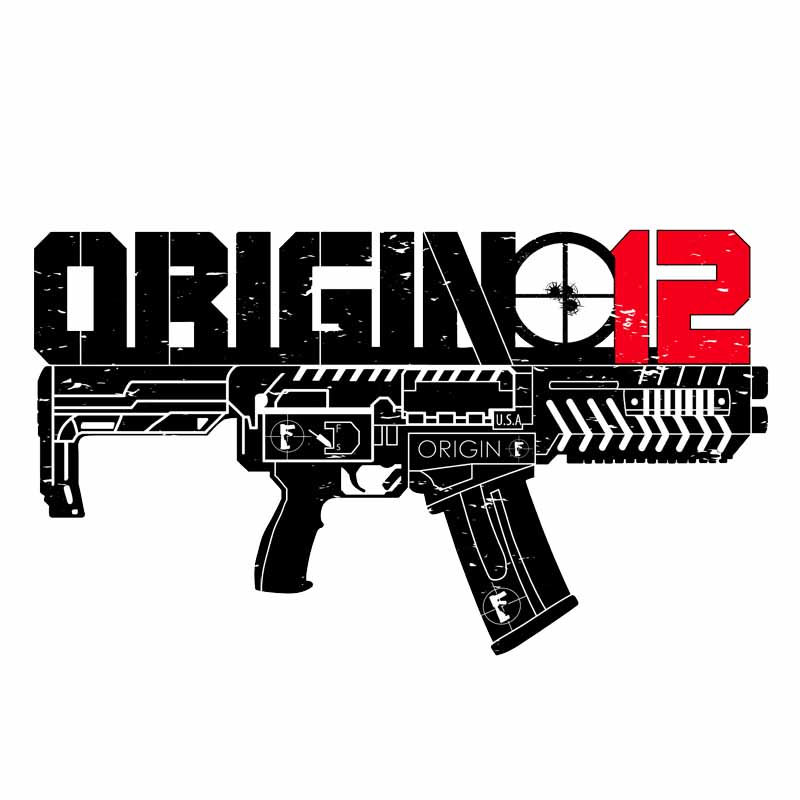 Origin-12 White Die-Cut Sticker – FosTecH, Inc.